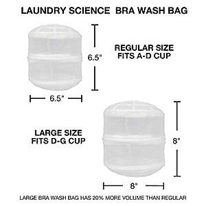 Premium Bra Wash Bags Laundry Bags for Bras Lingerie Delicates Regular Size (Set of 3)