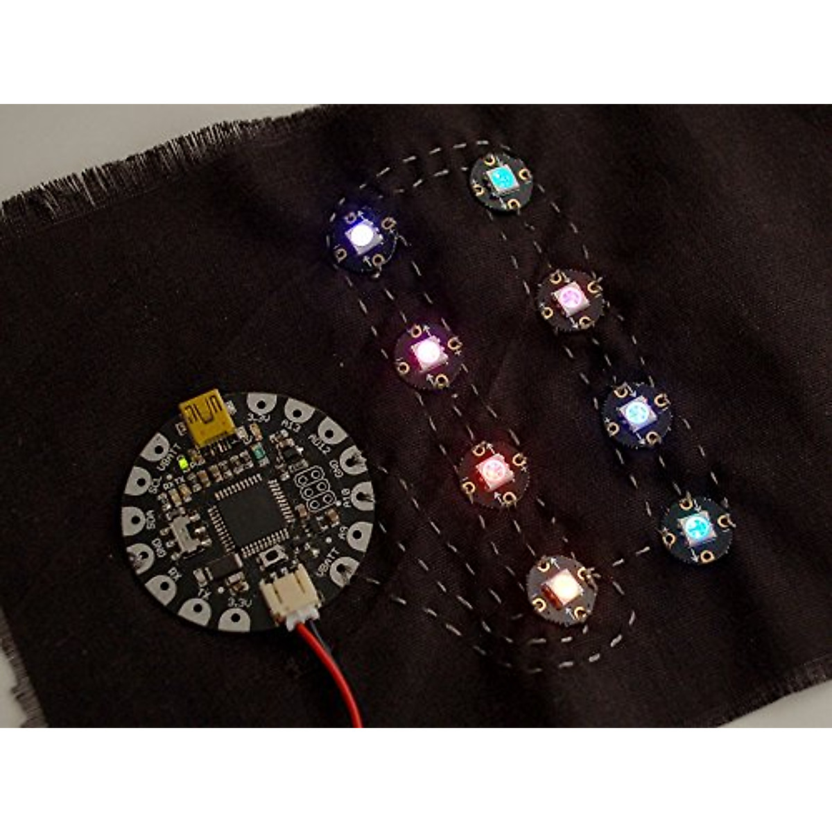 Adafruit Flora RGB Smart NeoPixel Version 2 - Pack of 4 [ADA1260]