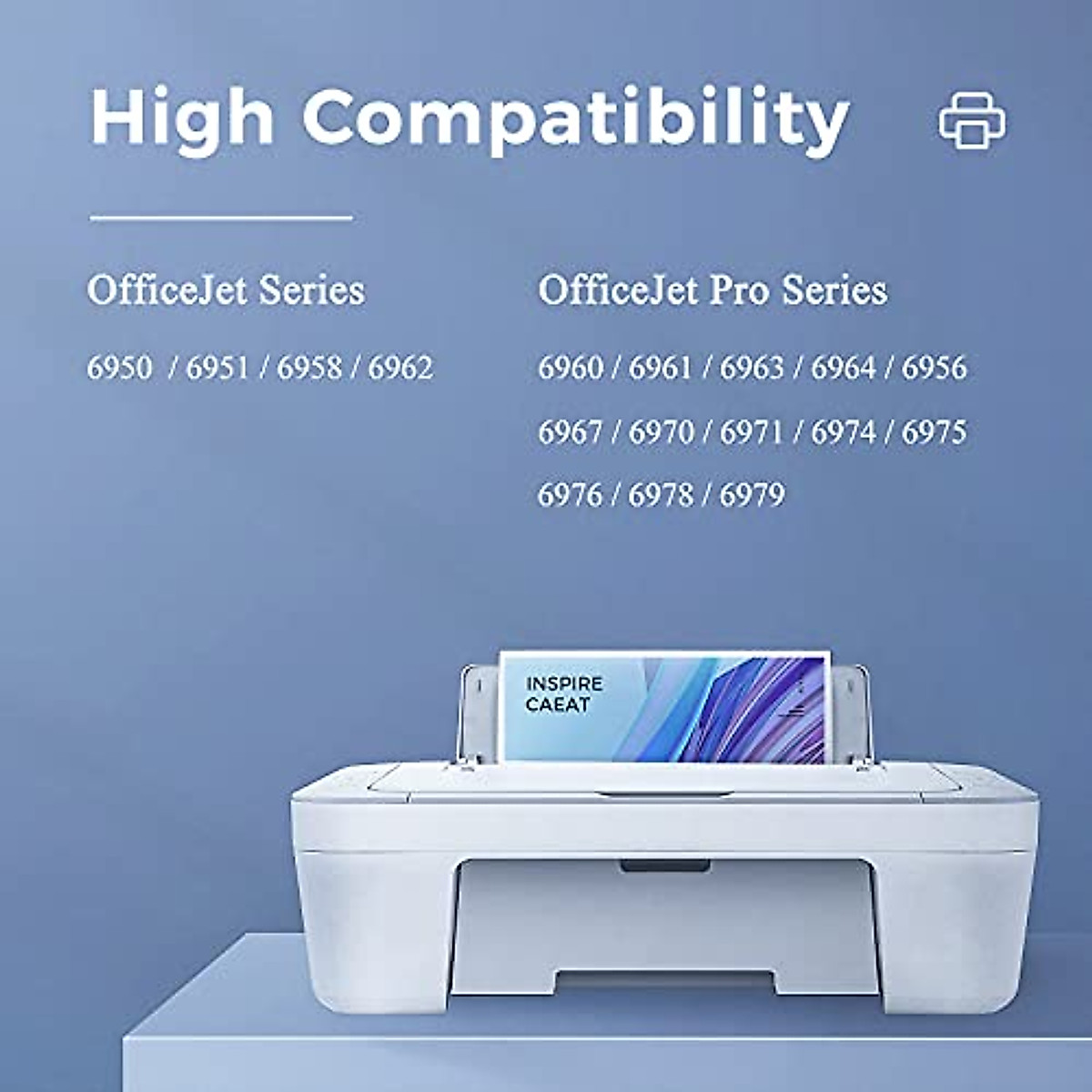 HIPAGE Remanufactured Ink Cartridge Replacement for HP 902XL 902 XL Ink Cartridges for hp officejet 6954 6950 6951 Officejet Pro 6958 6960 6961 6978 Printer(Black Cyan Magenta Yellow 4-Pack)