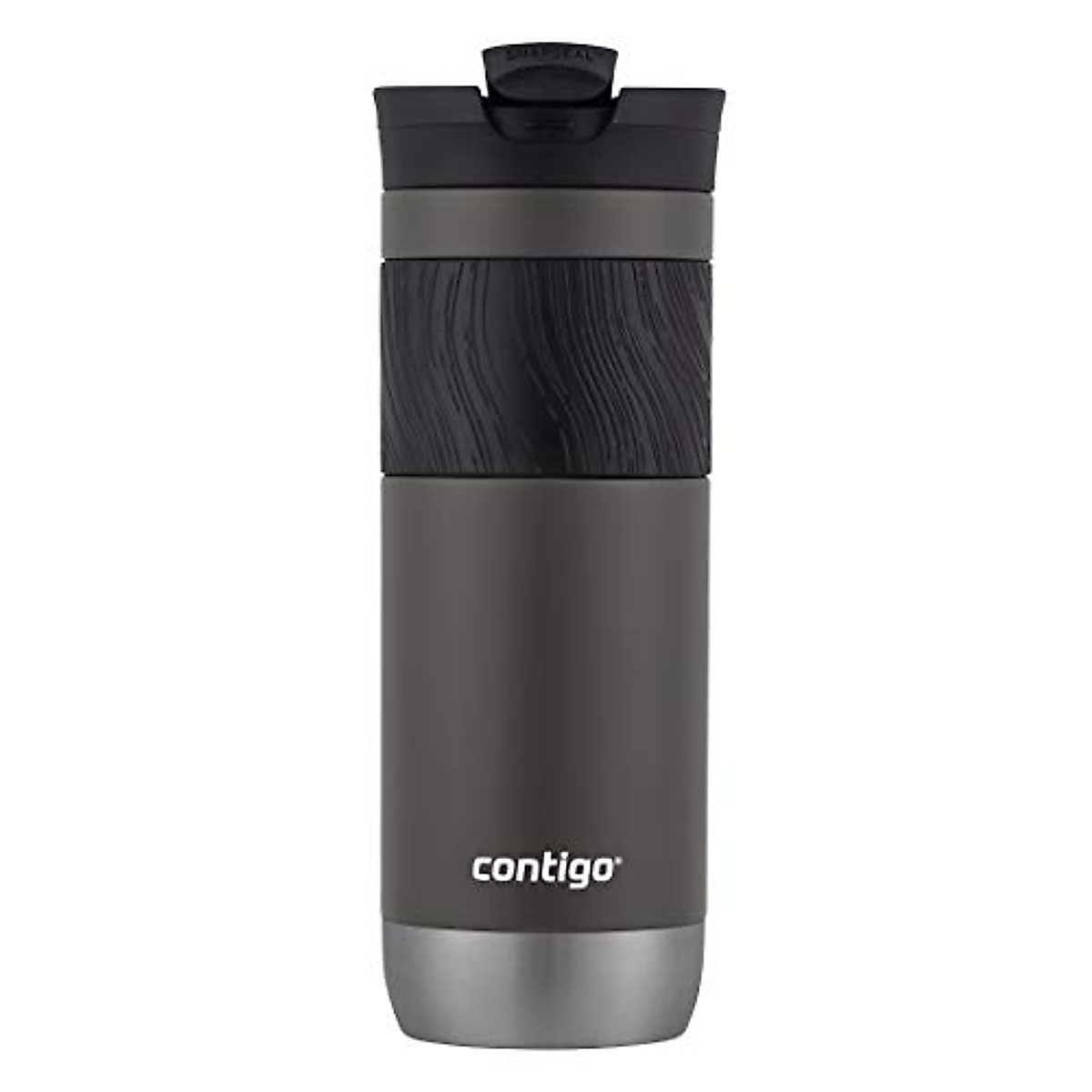 Contigo Byron Vacuum-Insulated Stainless Steel Travel Mug with Leak-Proof Lid, Reusable Coffee Cup or Water Bottle, BPA-Free, Keeps Drinks Hot or Cold for Hours, 20oz 2-Pack, Sake & Blue Corn