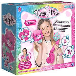 Twisty Petz, Series 4, Purrella Kitty Bundle with Cuddlez Plush and 2 Collectible Bracelets