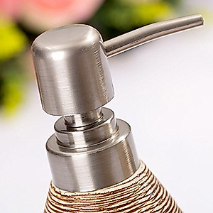 LUANT Ceramics Soap Dish, Soap Dispenser, Tumbler Bathroom Accessory 4 Piece Set