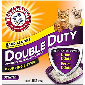 Arm & Hammer Double Duty Clumping Cat Litter, 14lb