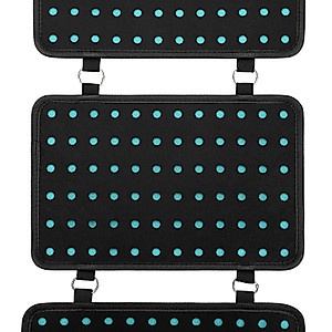 JUXYES Shoe Charms Organizer Wall Hanging Collection Holder, 6 Loose-leaf Board Pieces Croc Shoe Charms Display Hanging Decoration Croc Charms Collection Storage Organizer