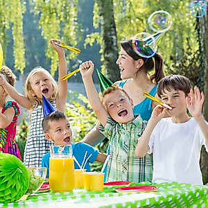 LCPQMZGH 24 Pcs Gold Noise Makers Glitter Metallic Fringed Noise Makers Horns for Baby Shower, Kids Birthday, New Year Party Favor - Multicolor