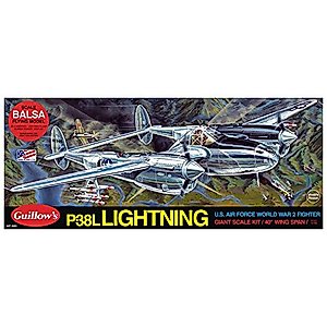 Guillow's Lockheed P-38 Lightning Model Kit