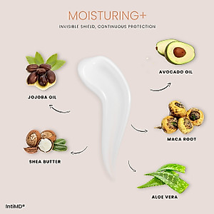 IntiMD Coochy Plus Fragrance Free & Chafe Lotion Kit - Intimate Shave Cream Prevents Razor Burn In-Grown Hair + Chafe Lotion Anti-Chafe Cream, Anti-Rubbing, Friction for Inner Thighs Armpit Running