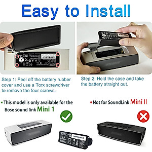 AY 061384 Replacement Battery Compatible with Bose SoundLink Mini I Only, Fits 061384 061385 061386 063287 [21.46WH/2900mAh]