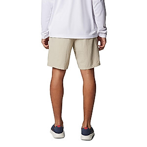 Columbia Men's Backcast III Water Short, Sun Protection and Quick Drying, Medium x 6" Inseam Fossil