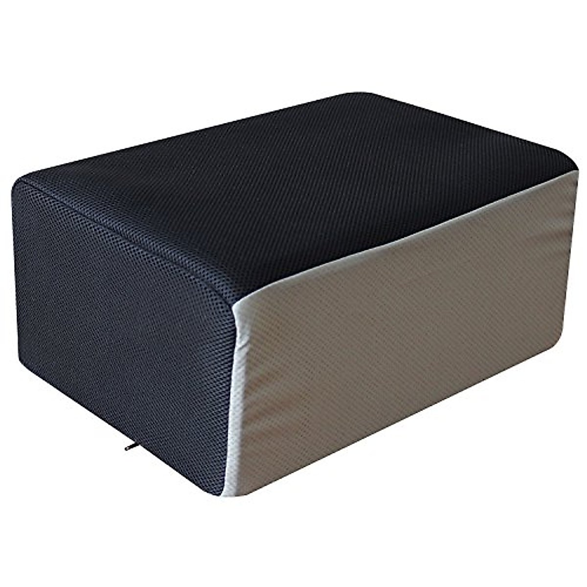 InteVision Extra Large 2-in-1 Footrest for Added Height - Premium Foam Cushion Works Great for Under Desk or bar - Will not Slide on Any Surface (17.5" X 12" x 8")