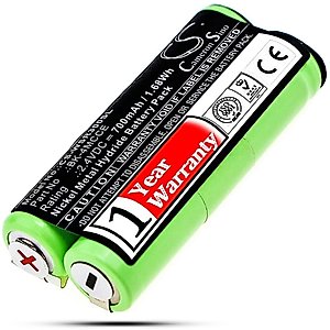 Estry 2.4V BK-4MCCE Battery Replacement for WATERPlK Sensonic Plus SR-3000 Sensonic Plus SR-3000E 900 Sonic Toothbrush BK-4MCCE Battery