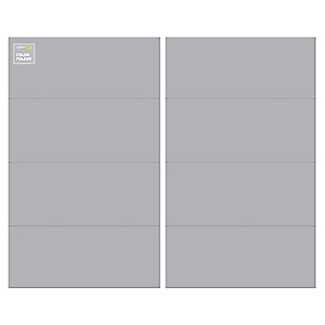 ALZIP MAT Eco Color Folder Urban, Folding Baby Play Mat Eco-Friendly Non-Toxic Non-Slip Reversible Waterproof (XG (110x55 inch), Grey)