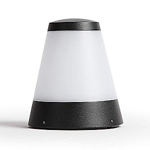 ZZYJYALG Anti-Rust European Aluminum PC Post Lights Triangle Modern LED Grey Outdoor Waterproof Pillar Lights Landscape Lawn Garden Villa Home Lighting Column Lights