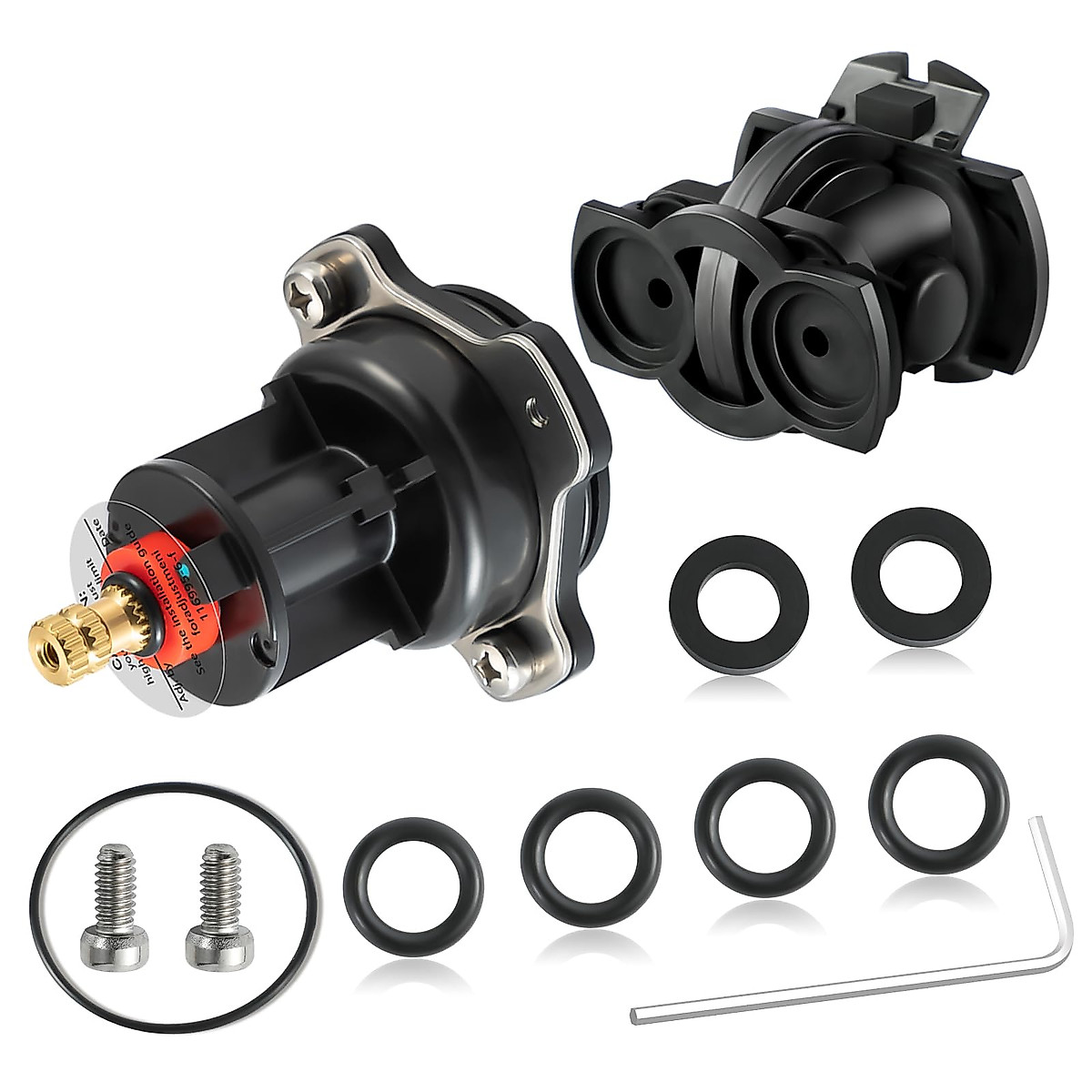 GP876851 Mixer Cap and Pressure Balancing Cartridge Kit, for Kohler Shower Valves K-304 and K-11748 Platforms, Shower Valve Cartridge Replacement Repair Kit, Include GP77759 and GP800820