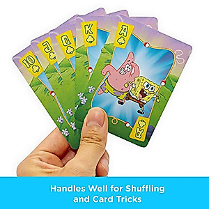 AQUARIUS SpongeBob Playing Cards - SpongeBob SquarePants Themed Deck of Cards for Your Favorite Card Games - Officially Licensed SpongeBob Merchandise & Collectibles