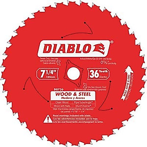 Freud-Diablo 7-1/4 X 36 GP CSB - Clam, D0736GPX