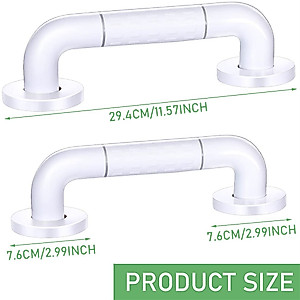 Grab Bars Anti Slip Shower Handle Bathroom Grab Bar Hand Rail Support Assist Bath Handles Bathroom Balance Bars for Handicap Elderly Injury