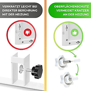 Adjustable Stand Feet Freestanding Heaters Feet Heater Panel Stand Suitable For Various Brands And Models