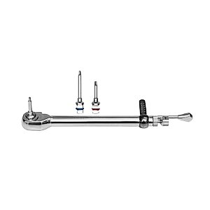 ST Instrument USA Inc Dental Prosthetic Torque Wrench 10-50 Ncm 4mm Square Engagement with Hex Drivers 0.050 inch or 1.25 mm Long and Short