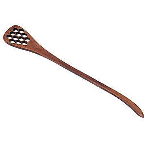 Wood Honey Drizzler 3pcs, Honey Dipper Sticks Wooden Honey Comb Honey Stick Honey Dipper Spoon Coffee Stiring Spoon Syrup Dippers(Brown)