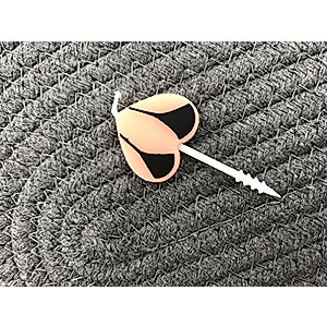 Funny Bikini Birthday Candle, Bachelor Party Cake Candles Cake Topper Decor, 10-Pack 2.5 inch Celebration Party Candle