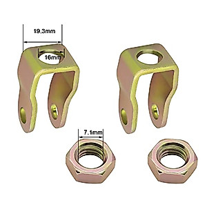Hydraulic Brake Master Cylinder Assembly for 90cc 110cc 125cc 150cc 200cc 250cc Go Kart Master Cylinder Twister Kinroad Go Kart Buggy Sunl BMS Kandi Roketa Kinroad Kazuma ATV, Go Kart Master Cylinder