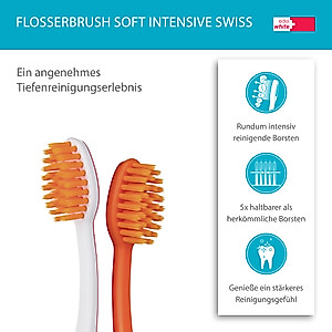 Edel+White Flosser Soft Toothbrush
