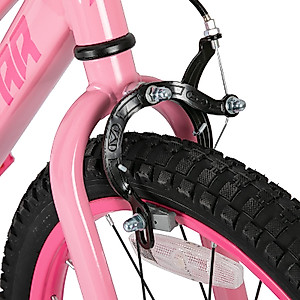 JOYSTAR 20 Inch Girls Bike with Training Wheels for 7-12 Years Old Children 20" Kids Bikes Kids Mountain Bicycle for Early Rider Kids' Bicycles Pink