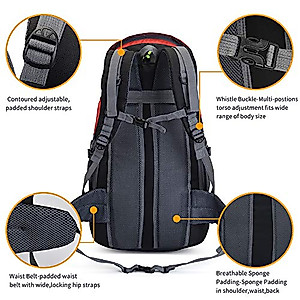 RuRu monkey 50L Hiking Backpack Daypack for Outdoor Traveling, Camping Backpack for Women Men