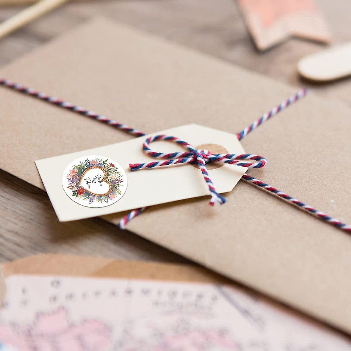 Youdian Custom Stickers Personalized Stickers Lables for Businesses Logo and Name,Birthday Party Baby Candy Candle Gift Boxes Wedding Favors Labels Thank You Stickers (Vinyl Stickers)