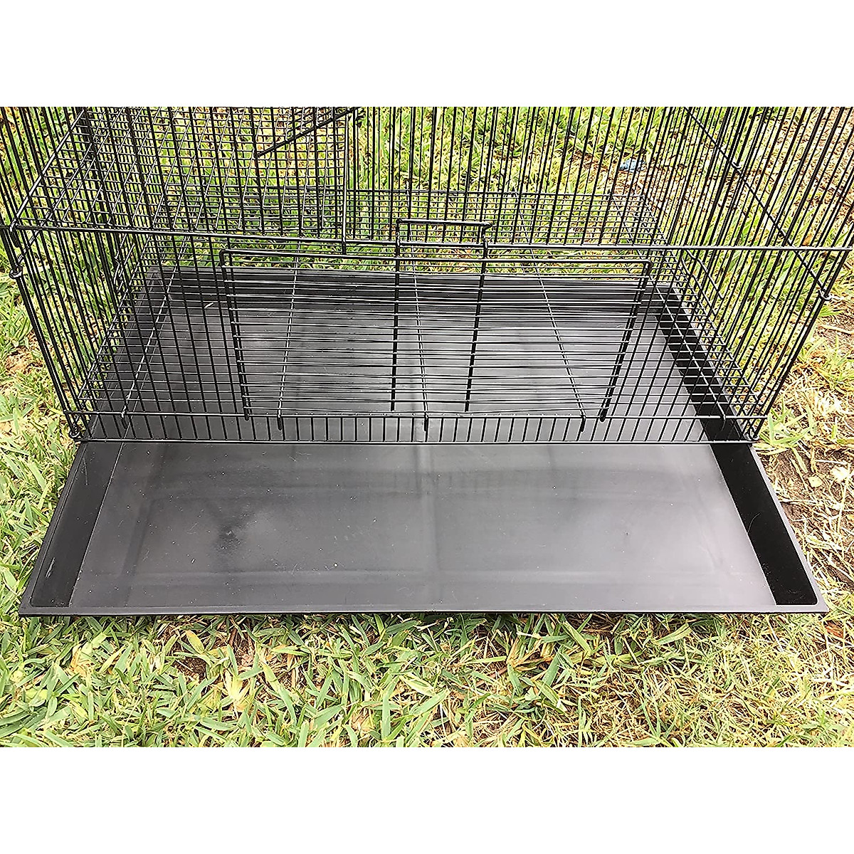 30" Large 3-Levels Easy Foldable Chew-Proof Tight Bar Spacing Ferret Chinchilla Sugar Glider Rats Mice Mouse Rodent Hamster Gerbil Hedgehog Small Animal Critter Metal Travel Carrier Cage