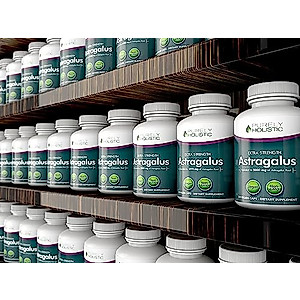 Astragalus Capsules 5,000 mg - 250 Capsules, 8+ Month Supply - Superior Strength Astragalus Root Extract 20:1 - Non GMO, Vegetarian & Vegan Friendly - Supports the Immune System & Cardiovascular