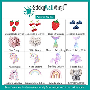 Name Wall Decal Sticker - Multiple Font Custom Baby Name - Nursery Wall Sticker - Baby Girl Baby Boy Room Wall Decor - 130522PRE