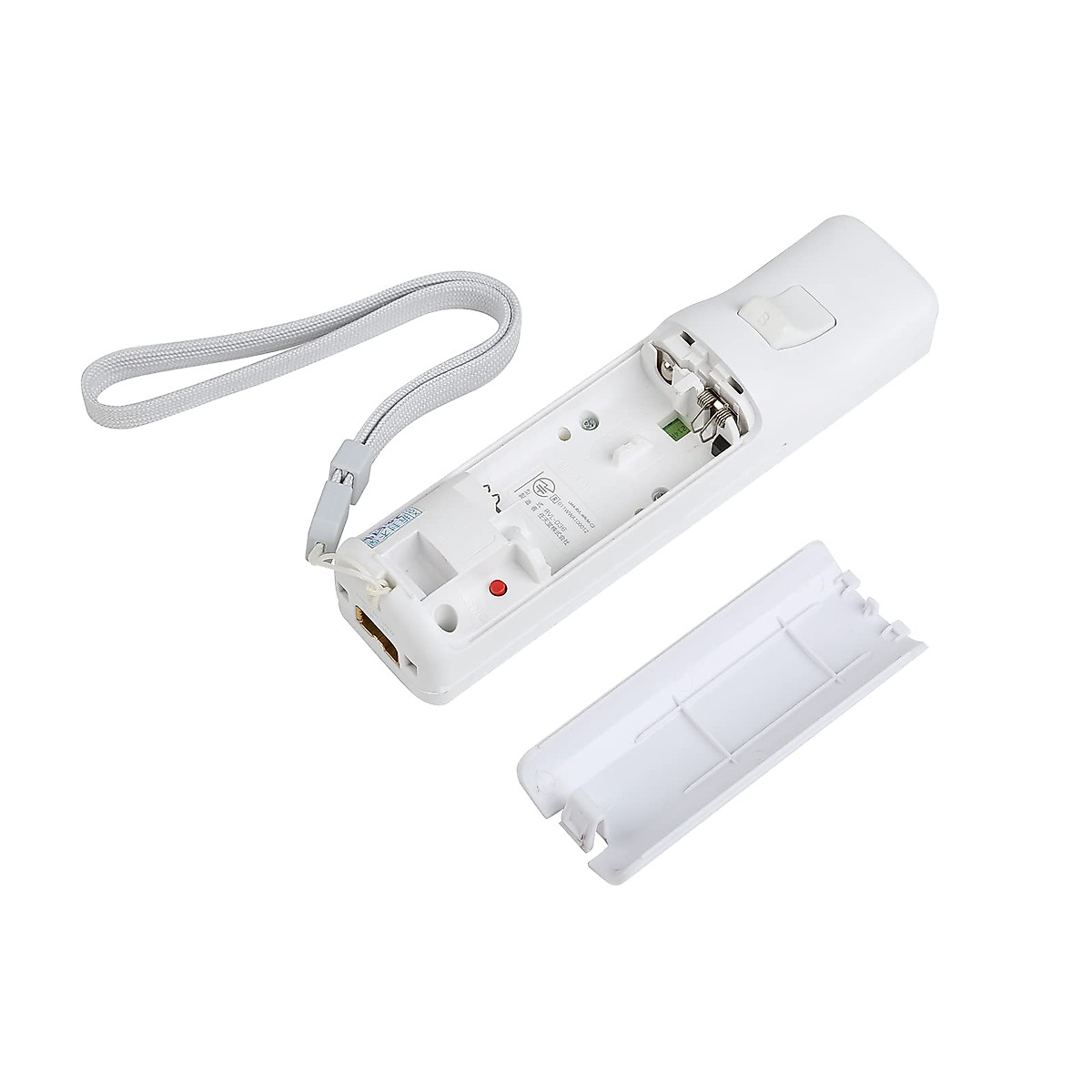 Wii Remote Controller Battery Cover, 2 Pack Back Cover Replacement for Nintendo Wii U Remote – White