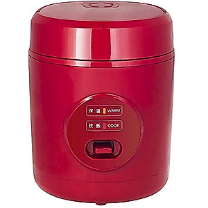 Yamazen Rice Cooker 0.5 to 1.5 cup Small Mini Rice Cooker Red YJE-M150 (red)
