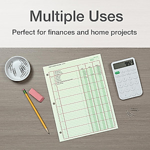 CARDINAL BRANDS INC. - Columnar Analysis Pad, 3 Column, 8 1/2 X 11, Single Page Format, 50 Sheets/pad ( ABFACP85113 ) ( ACP85113 )
