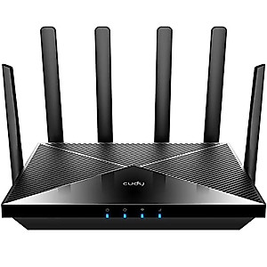 Cudy New 5G NR SA NSA AX3000 WiFi 6 CPE Router, AX3000 Dual SIM 5G Cellular Router, Qualcomm IPQ5018, SDX62, 4 x 4 MIMO, Detachable Antennas, Band Lock, VPN, Zerotier, Cloudflare, P5