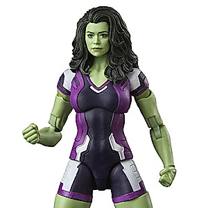 Marvel Legends Series Disney Plus She-Hulk MCU Series Action Figure 6-inch Collectible Toy, Includes 2 Accessories and 1 Build-A-Figure Part