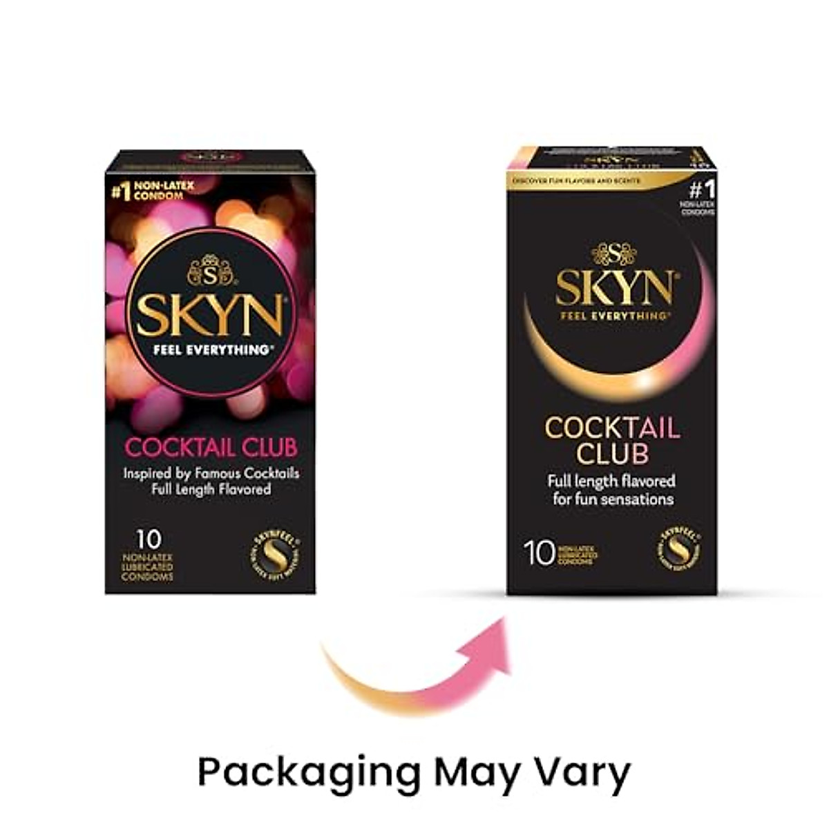 SKYN Cocktail Club Premium Flavored Condoms, 10 Count