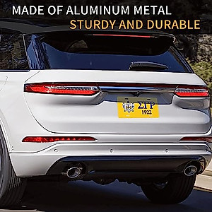 Sigma Gamma Rho License Plate 6" X 12", Automotive Aluminum Front and Rear Labels, Gift for Car Lovers