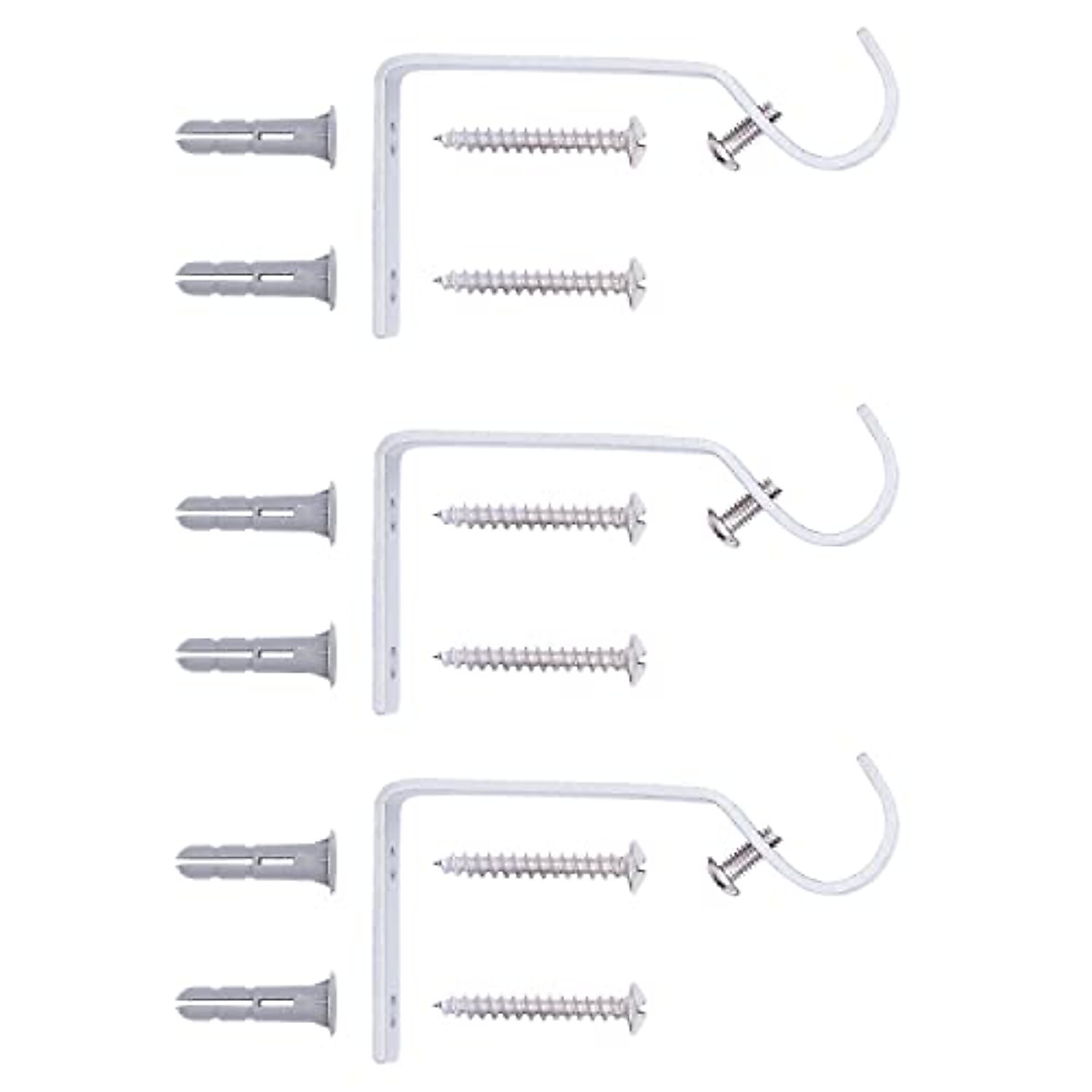 INTERIOR LIVING AZ71831US End Curtain Rod, 48-86", Satin Nickel