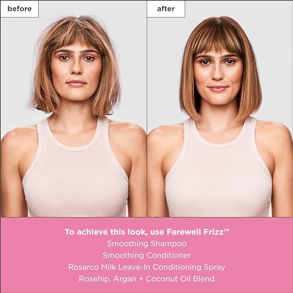 Briogeo Farewell Frizz Smoothing Shampoo, Tame Frizz and Restore Shine to Dull, Dry Hair, Nourishes and Smooths, Argan Oil for Shine, Vegan, Cruelty-Free, 8 fl oz