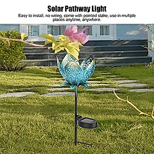 01 02 015 Outdoor Solar Lamp, Solar Lawn Light Lantern Landscape Lamp Energy Saving and Long Service Time for Garden for Home