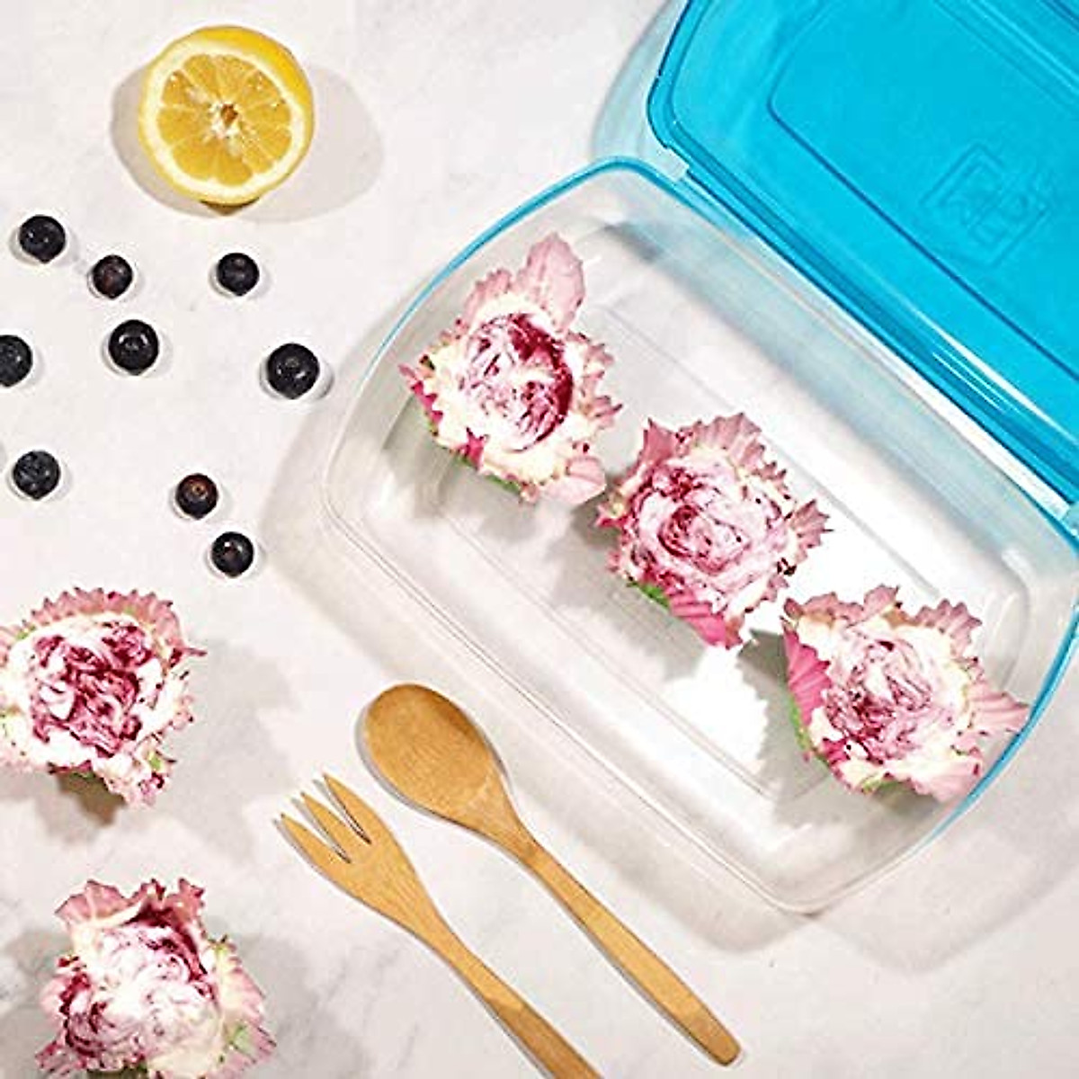 Mr. Lid Premium Attached Storage Containers | Permanently Attached Plastic Lid, Never Lose | Space Saving (7 piece set)