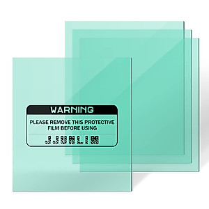 20PCS 4.5" X 5.25" X .04" Universal Welding Helmet Hood Replacement Clear Lenses Cover (Outer)