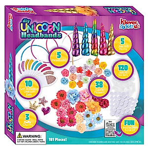 Create Your Own Unicorn Headband Girls Art & Craft Kit DIY Unicorn Fashion Headband Hair Accessories