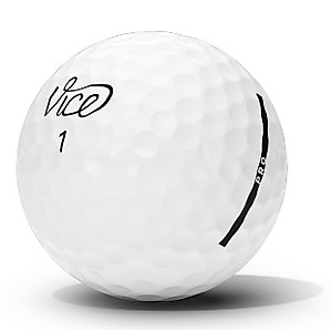 Vice Pro White Golf Balls (One Dozen (12 Golf Balls))