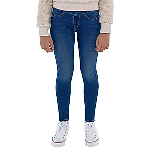 Levi's Girls' Big Skinny Fit Pull On Jeggings, Mandolin, 7
