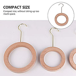 BESPORTBLE Coat Hangers Coat Hangers Wooden Scarf Hanger, Multipurpose Belt/Tie Holder Organizer for Closet - Organizer for Neckties, Shawls Scarves, Pashminas Tie Hanger