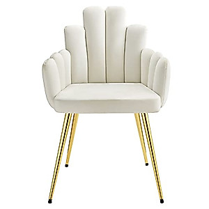 Modway Viceroy Dining Chairs, Gold White